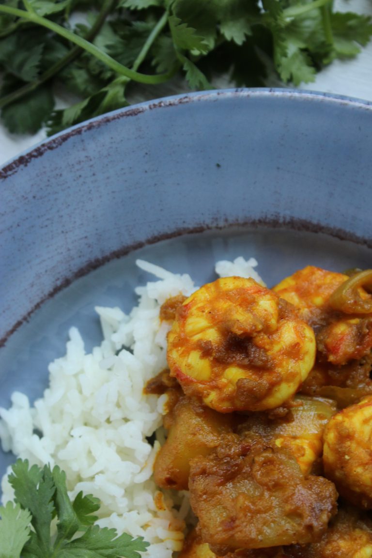Spicy Shrimp Vindaloo from The Fitchen